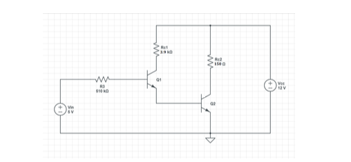 Solved Problem 2 (25 Points) Shown below is a Darlington | Chegg.com