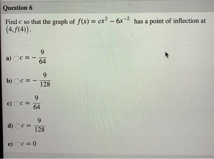 Solved Question 5 Describe the concavity of the graph of | Chegg.com
