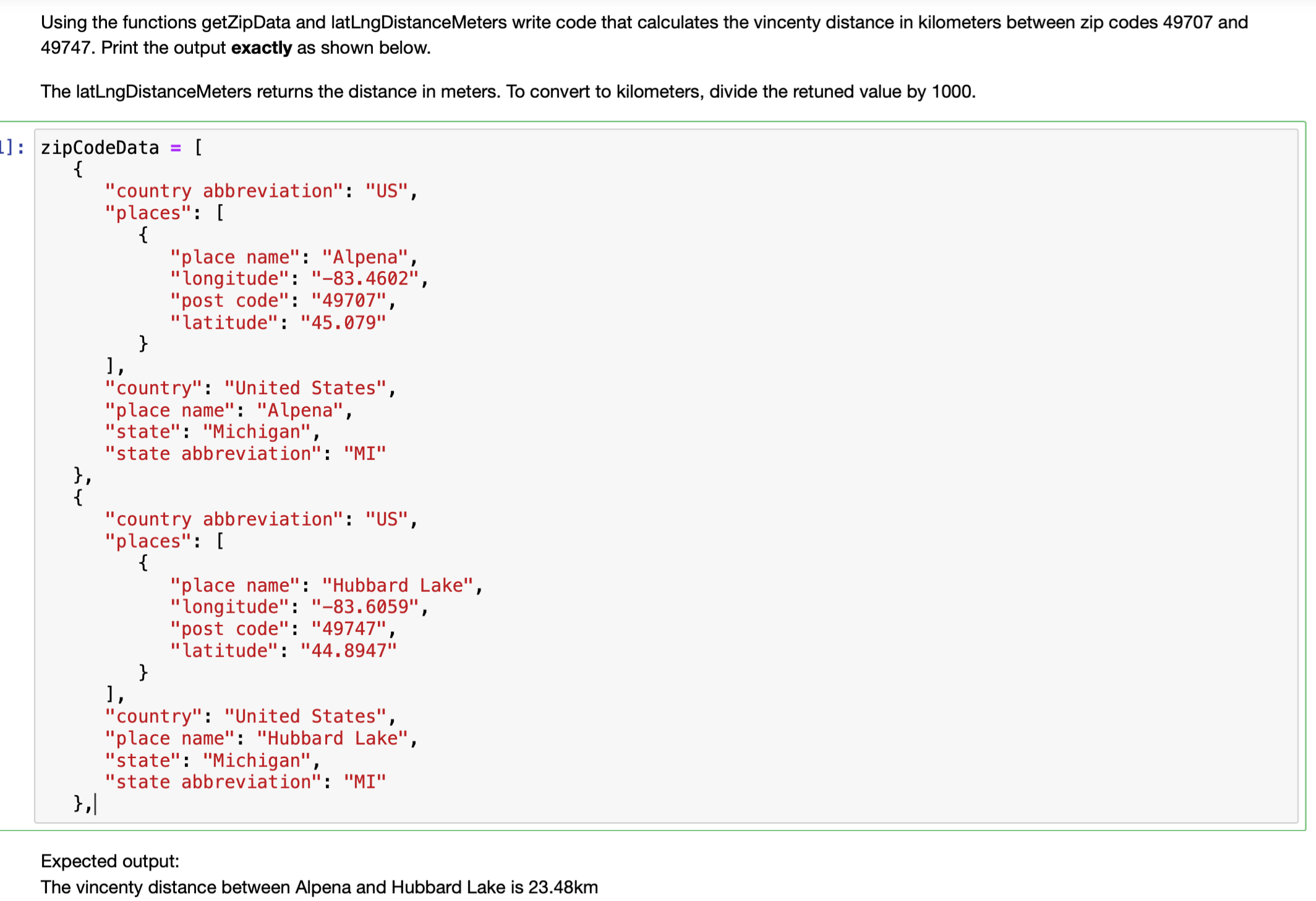 Solved Solve using vincenty and please check answer before | Chegg.com