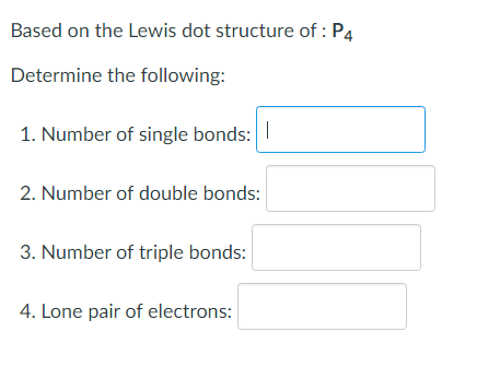 P4 Lewis Dot Structure