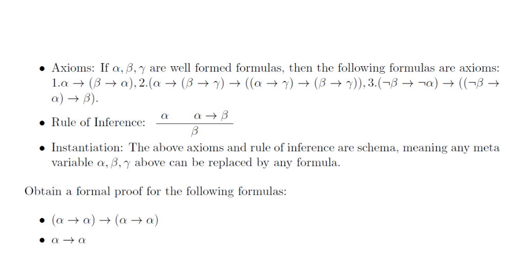 In this exercise we will consider Hilbert's calculus | Chegg.com In this exercise we will consider Hilbert's calculus | Chegg.com