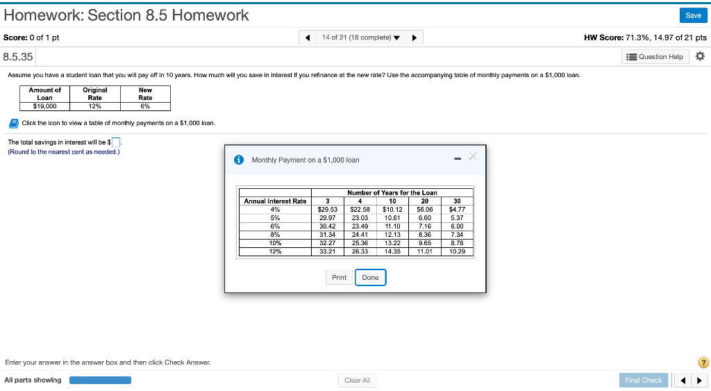 Solved Homework Section 8 5 Homework Save Score 0 Of 1 Pt