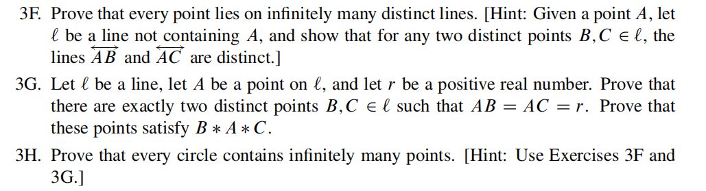 Solved 3F. Prove that every point lies on infinitely many | Chegg.com
