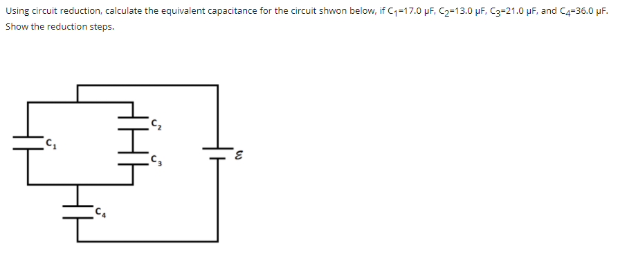 Solved Using circuit reduction, calculate the equivalent | Chegg.com