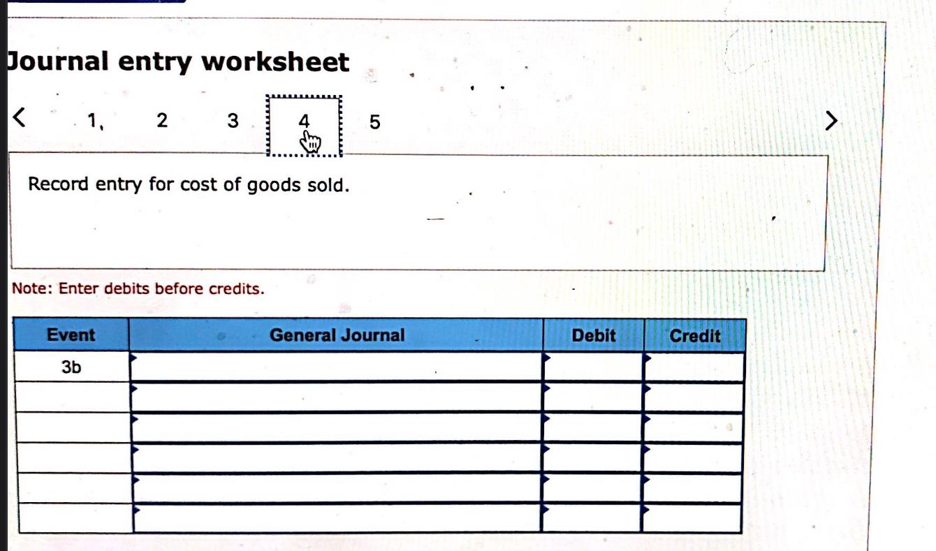 Solved Exercise 4-4A Recording inventory transactions in the | Chegg.com