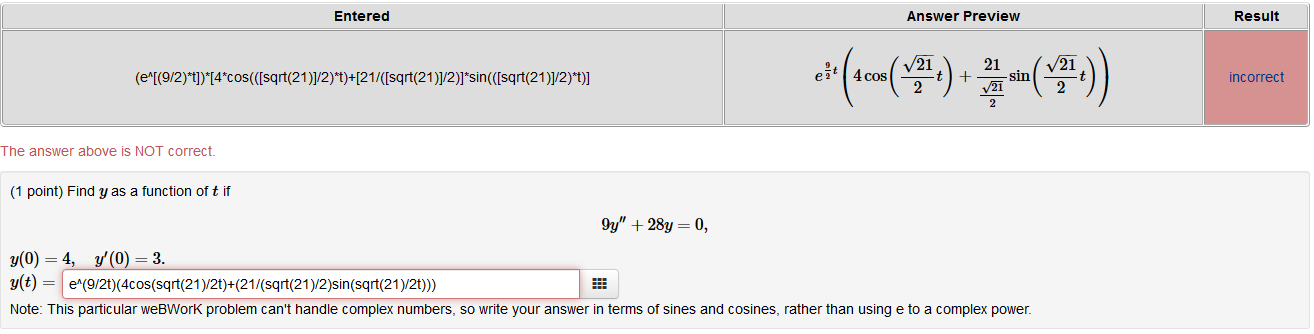 Solved Entered Answer Preview Result | Chegg.com