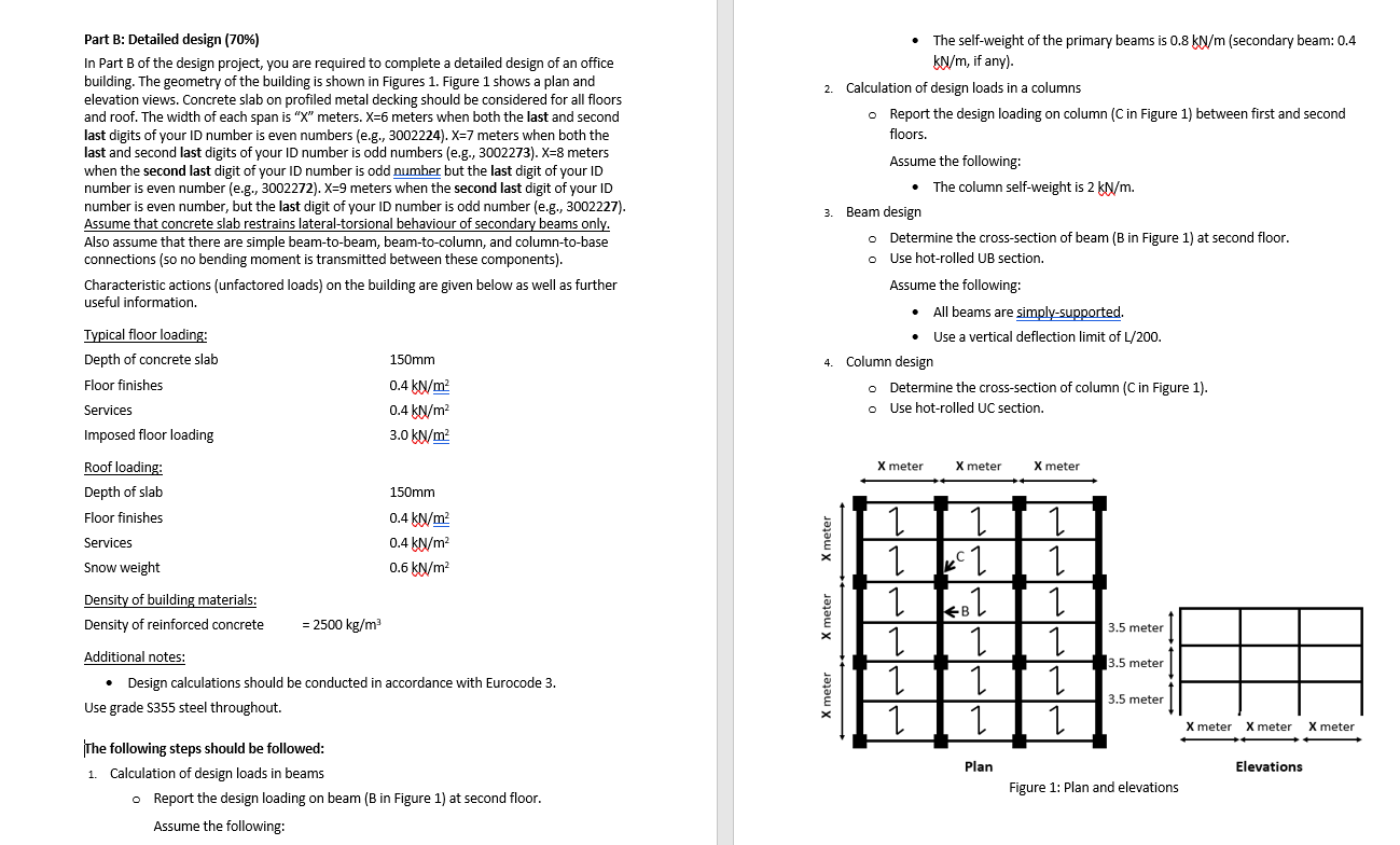 Solved Part B: Detailed design (70\%) In Part B of the | Chegg.com Solved Part B: Detailed design (70\%) In Part B of the | Chegg.com