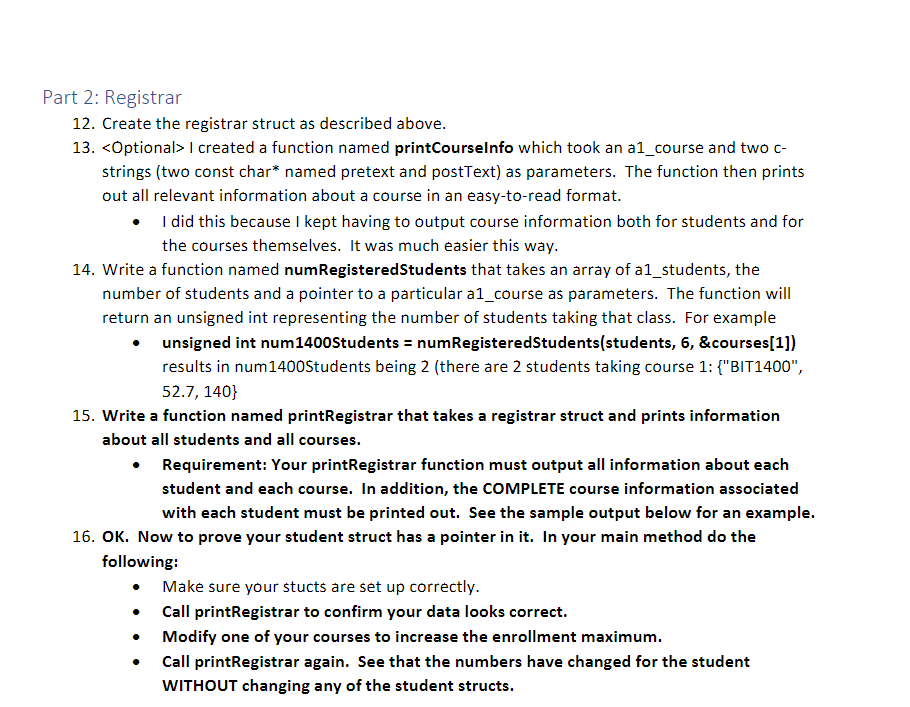 Solved Introduction This assignment reviews what you learned | Chegg.com