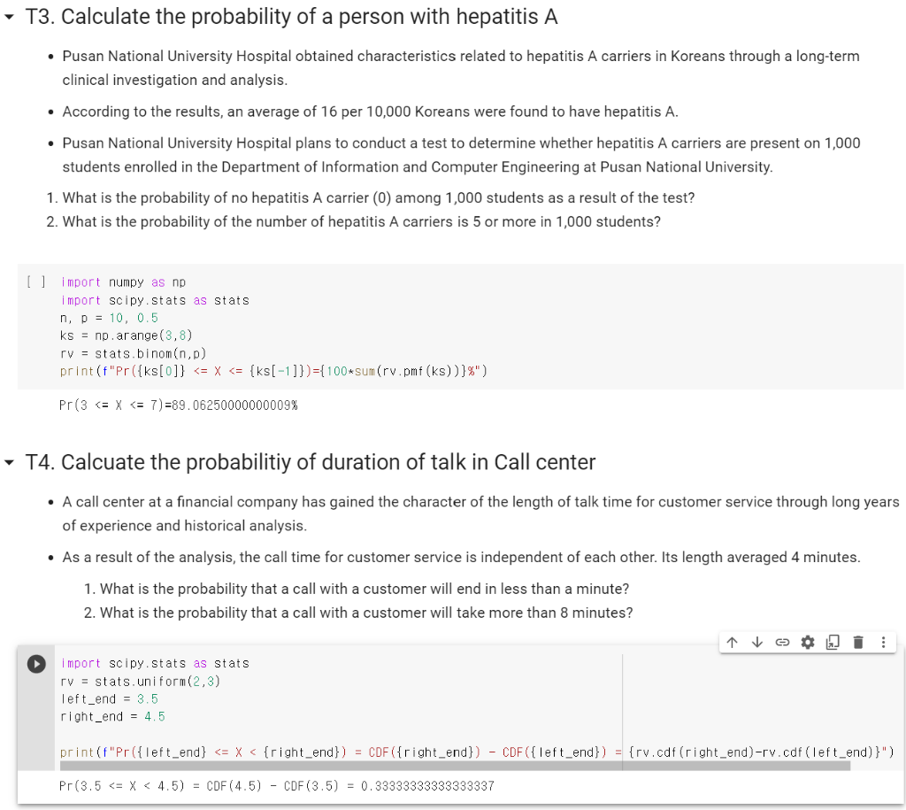 T3. Calculate the probability of a person with | Chegg.com