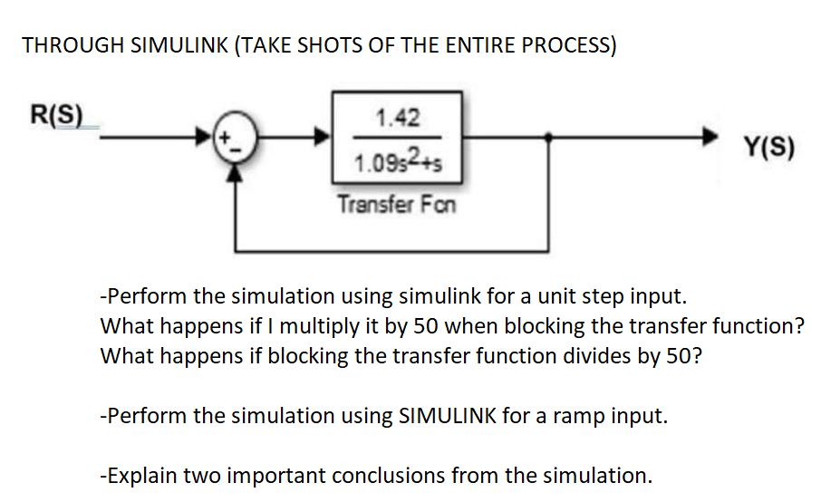 Solved THROUGH SIMULINK (TAKE SHOTS OF THE ENTIRE PROCESS) | Chegg.com
