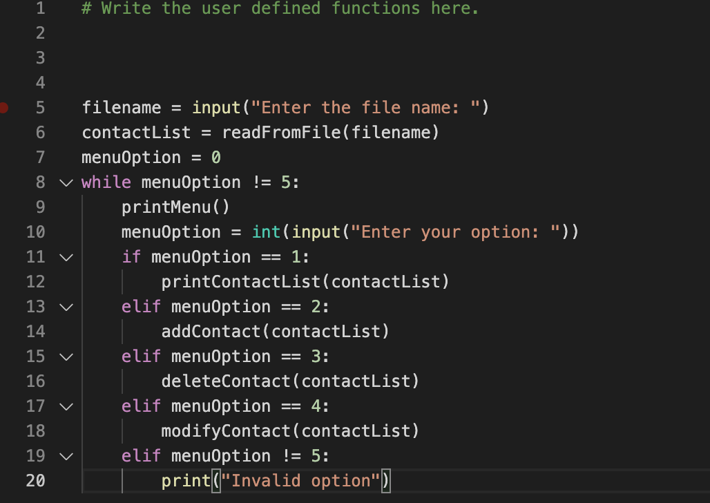 Solved Write a PYTHON program that allows the user | Chegg.com