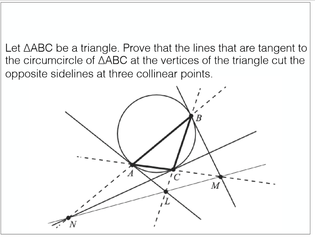 Let AABC be a triangle. Prove that the lines that are | Chegg.com