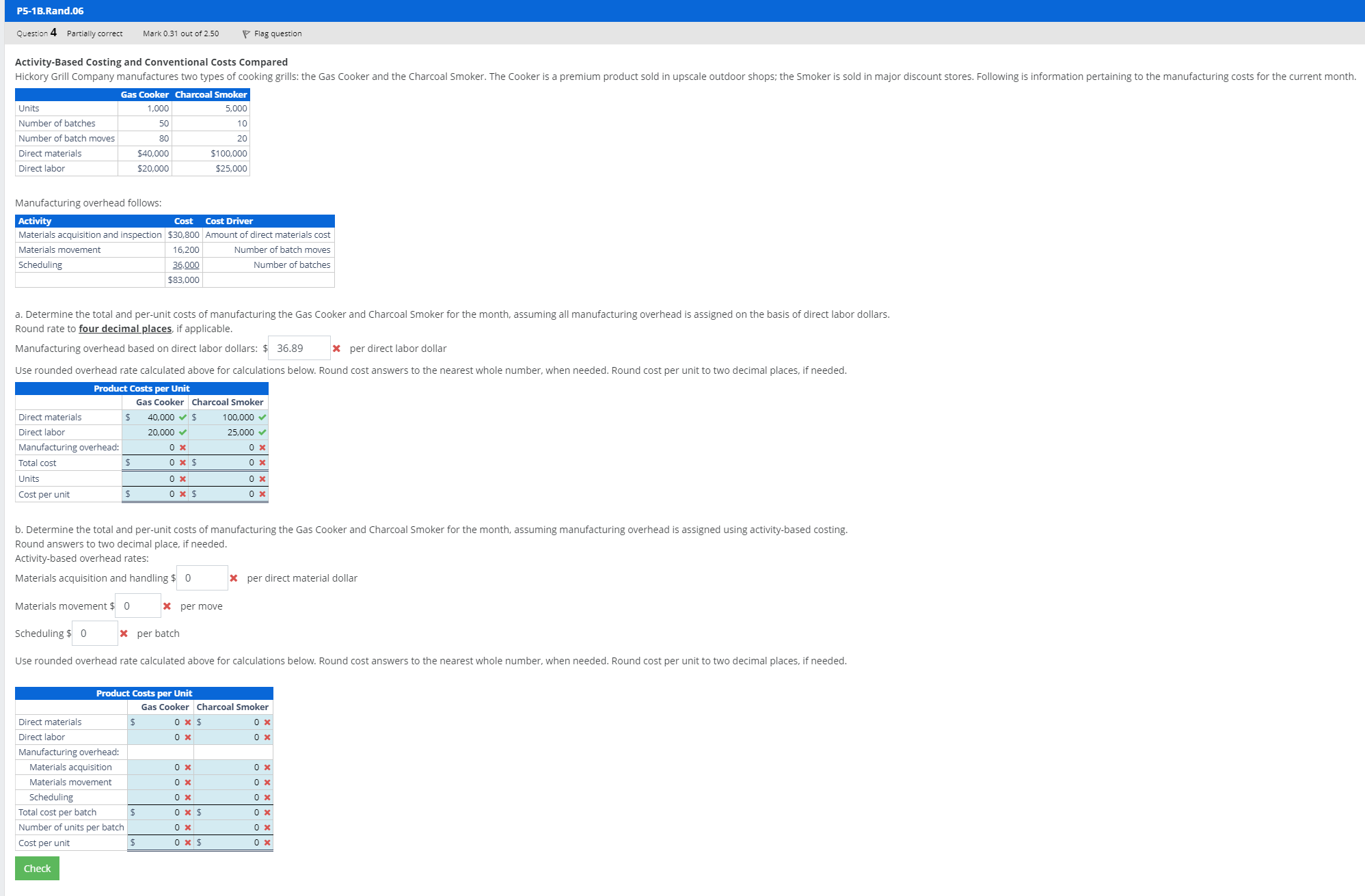 Solved Activity-Based Costing and Conventional Costs | Chegg.com