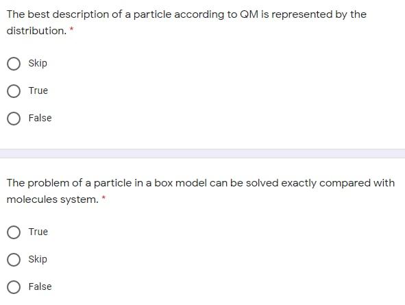 Solved The best description of a particle according to QM is | Chegg.com