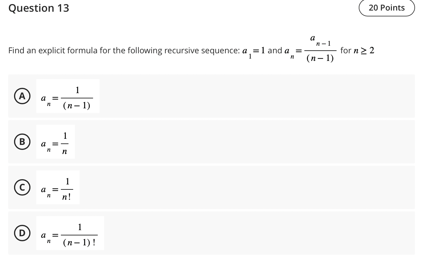 Find an explicit formula for the following recursive | Chegg.com