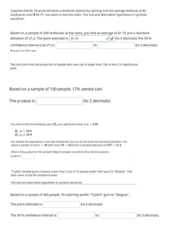 Solved Suppose that BC financial aid allots a textbook | Chegg.com