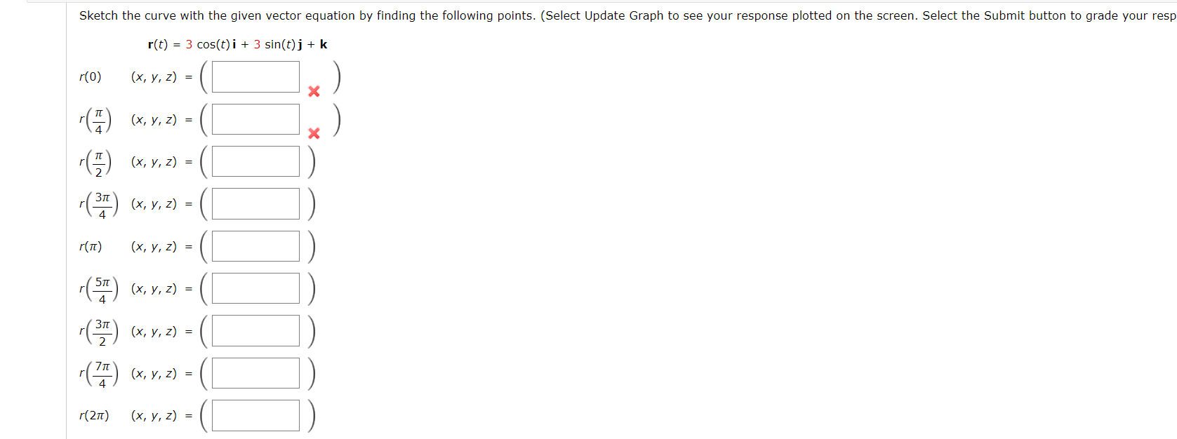[Solved]: ( mathbf{r}(t)=3 cos (t) mathbf{i}+3 sin (t