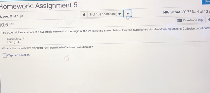 Solved Homework Assignment 5 Core 0 Of 1 Pt 0 6 27 The