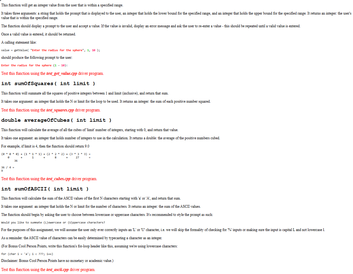 Solved cout ≪ "FAIL" « endl ≪ "The function returned " « | Chegg.com