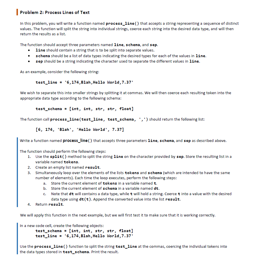 Solved Below is a sample of Problem 2 which is used in the | Chegg.com