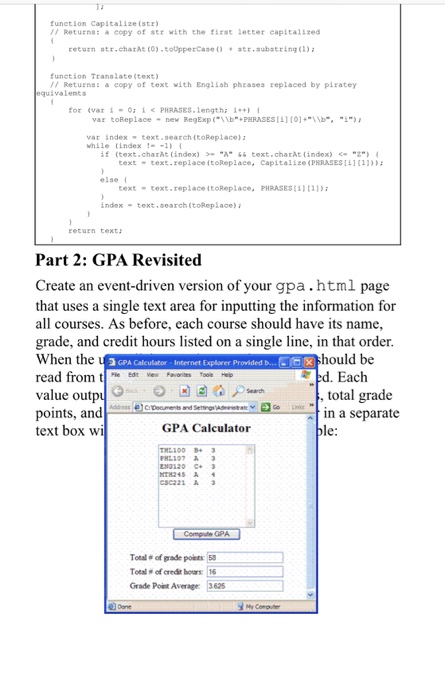 Solved Assignment 2: Event-driven JavaScript Part 1: Talk | Chegg.com