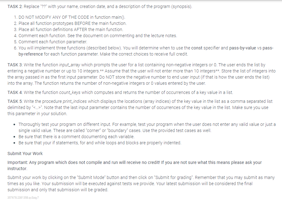 Solved Programming Assignment Write a program which prompts | Chegg.com