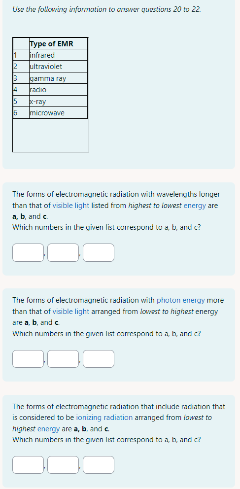 Solved Just need help answering these 3 ﻿physics questions. | Chegg.com