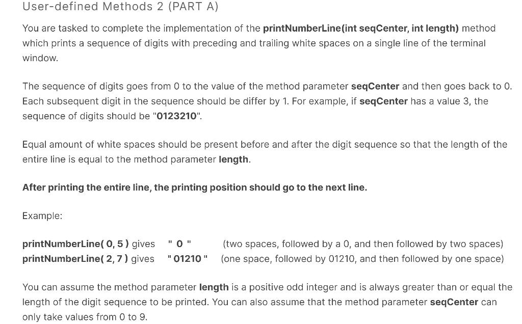 Solved Java Programming: slove Part B With the help of the | Chegg.com