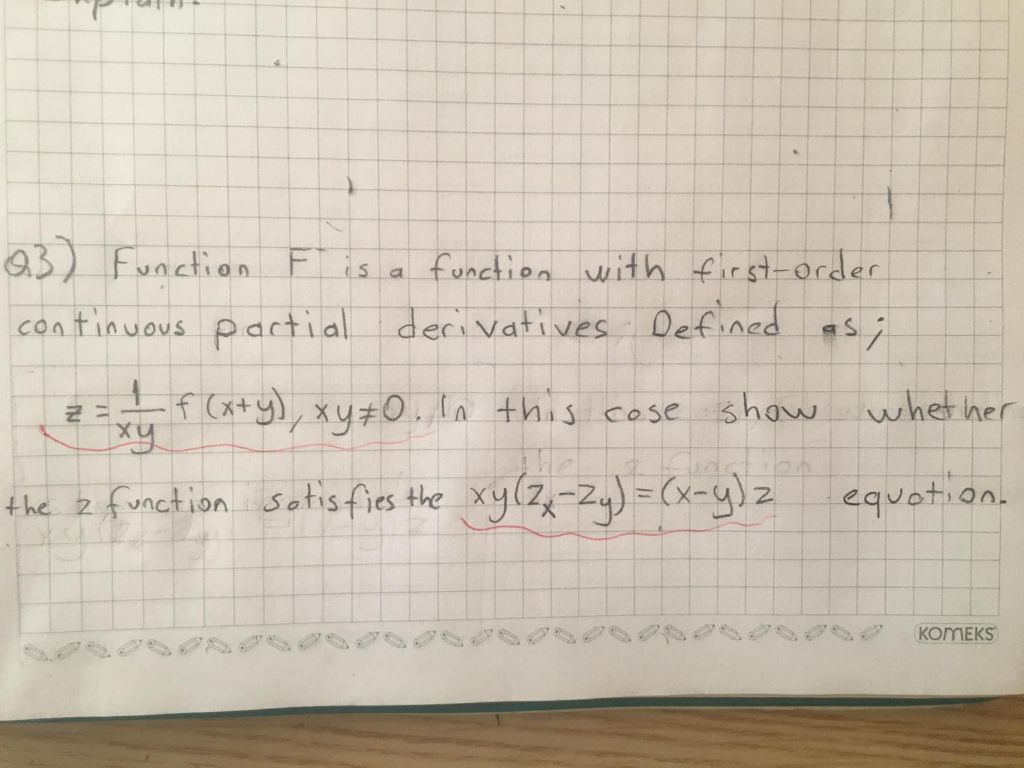 Solved Q3) Function F is a function with first-order | Chegg.com