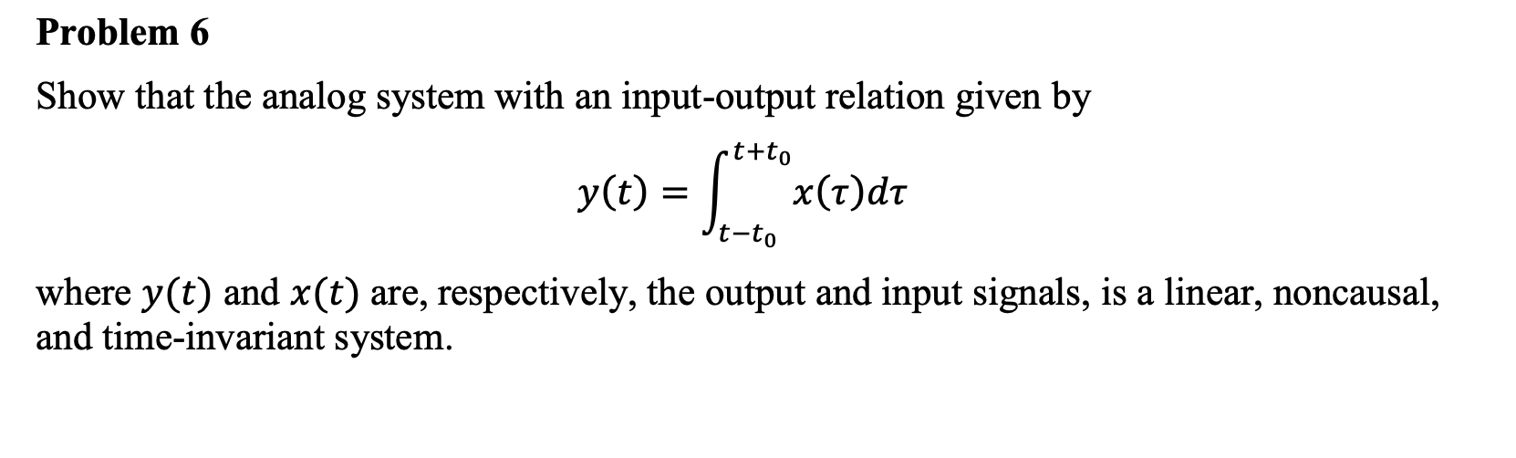 Solved Can't figure out how to prove that the system is | Chegg.com