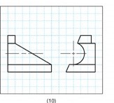 Solved 1. Using Use grid paper, sketch the two given views | Chegg.com