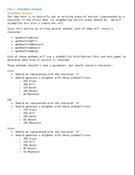 Solved Cse205 Assignment 2 Ascii Terrain Generator 5opts