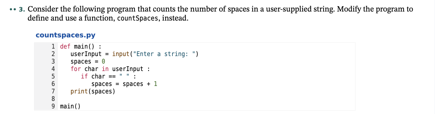 Solved •• 2. Consider the follow program that prints a page | Chegg.com