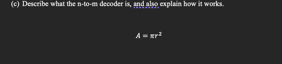 Solved A=πr2 | Chegg.com