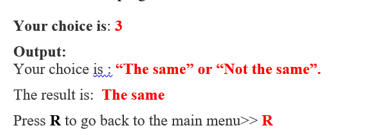 Solved Using switch statement, write a menu-driven program | Chegg.com