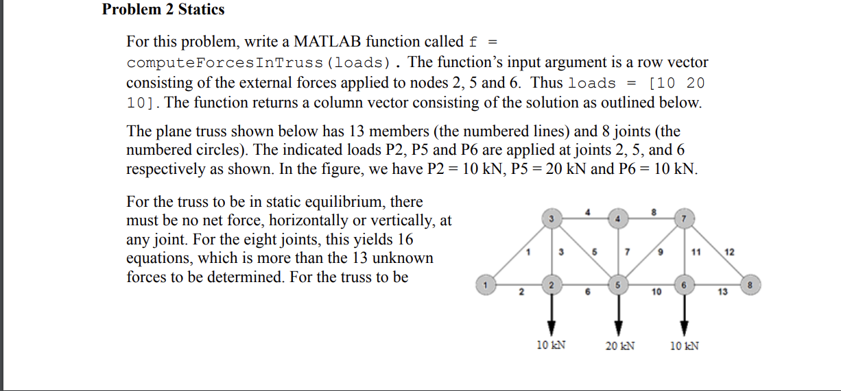 Solved For this problem, write a MATLAB function called f= | Chegg.com