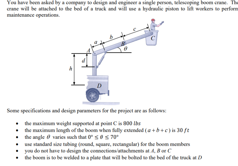 Telescoping Boom Design