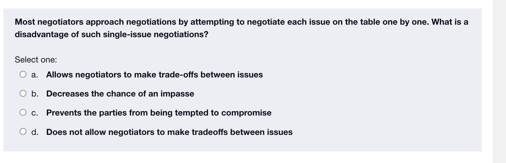 Solved Most negotiators approach negotiations by attempting | Chegg.com
