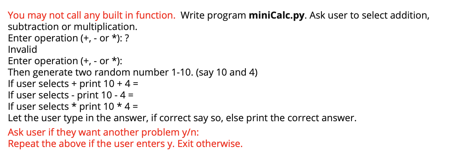 Solved You may not call any built in function. Write program | Chegg.com
