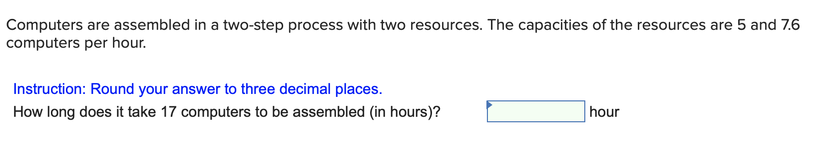 Solved Computers are assembled in a two-step process with | Chegg.com