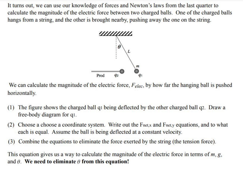 Solved It turns out, we can use our knowledge of forces and | Chegg.com
