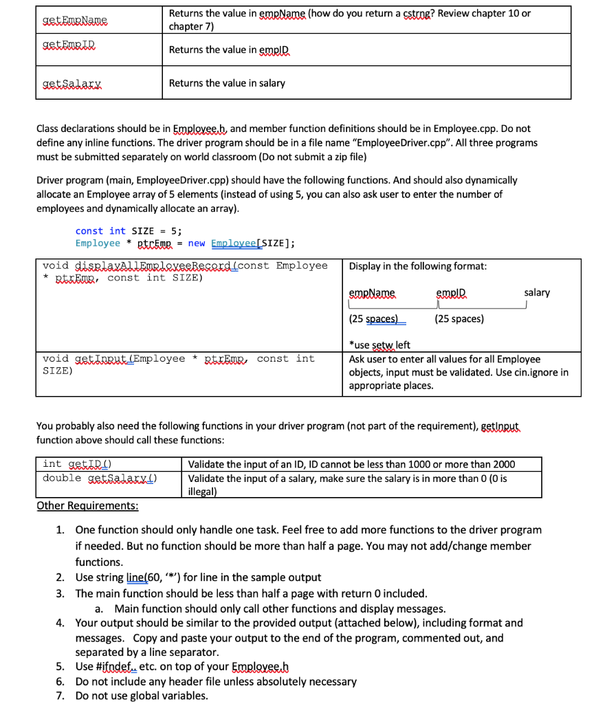 Solved Program Description: This assignment has three parts: | Chegg.com