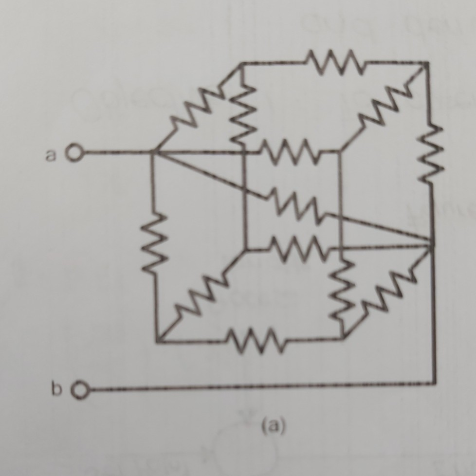 Solved Find the equivalent resistance between terminals a | Chegg.com