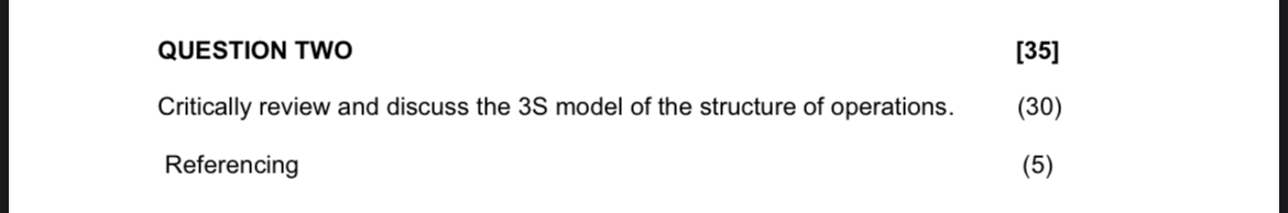 Solved QUESTION TWO [35] Critically review and discuss the | Chegg.com