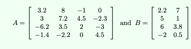 Solved USING MATLAB: 1. express the transpose (AB)T= 2. | Chegg.com