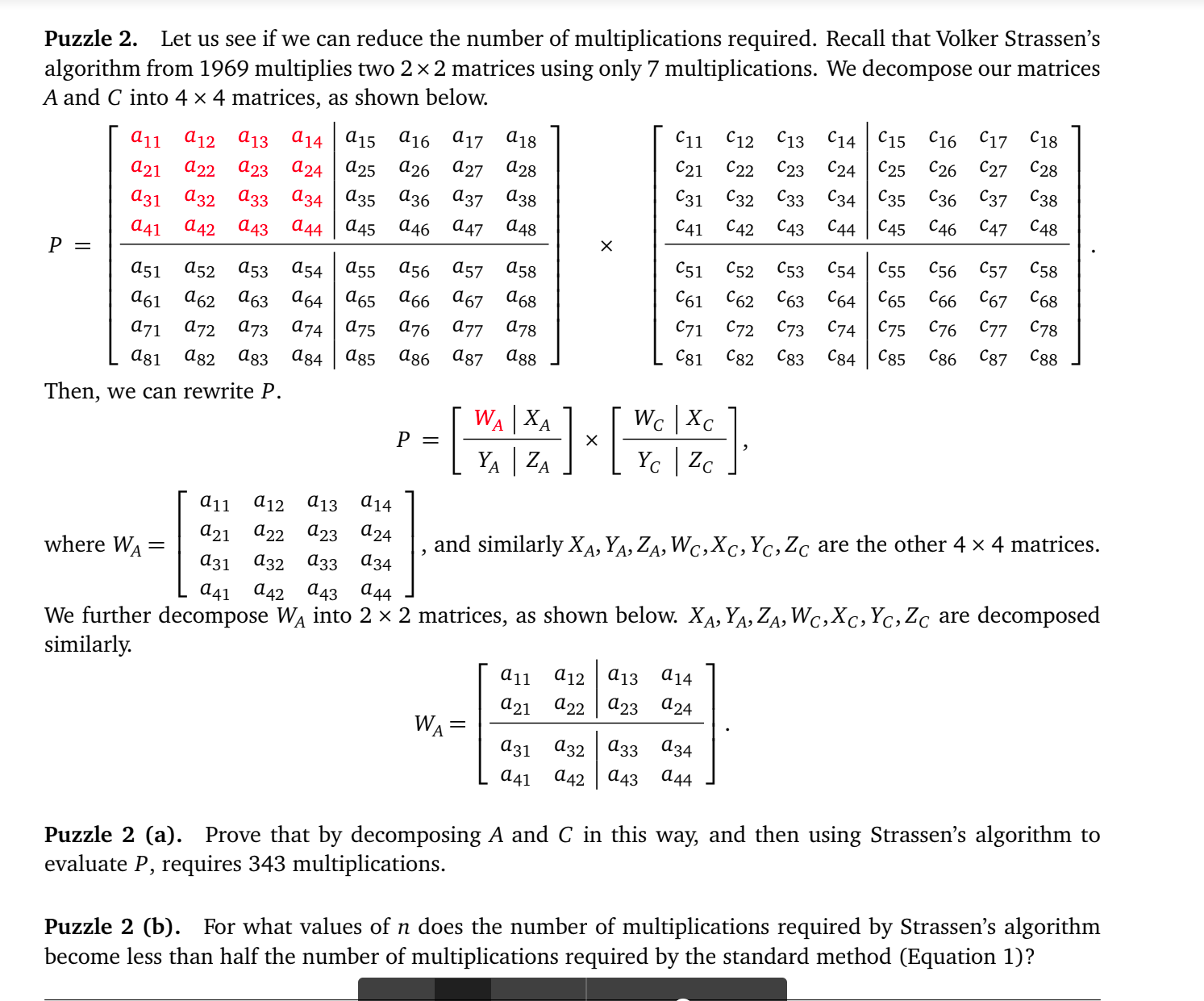 Solved Puzzle 2. Let us see if we can reduce the number of | Chegg.com