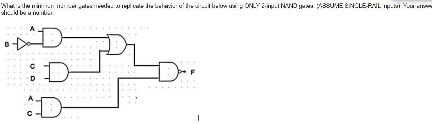 Solved What is the minimum number gates needed to replicate | Chegg.com