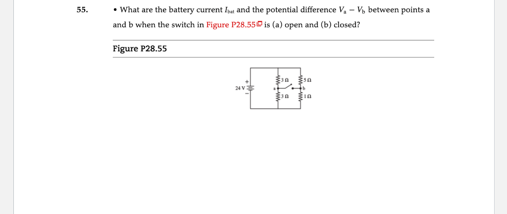 [Solved]: - What are the battery current ( I_{ mathrm{bat