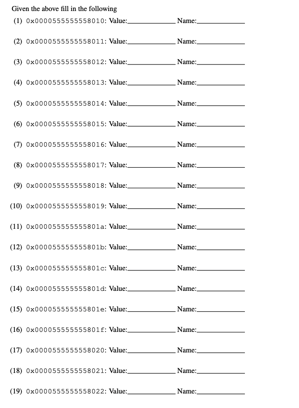 Solved (40 points) Assume that the code below is compiled | Chegg.com