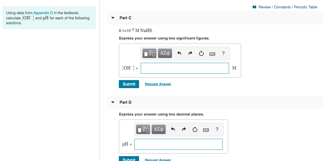 Solved A Review Constants Periodic Table Part A Using data | Chegg.com